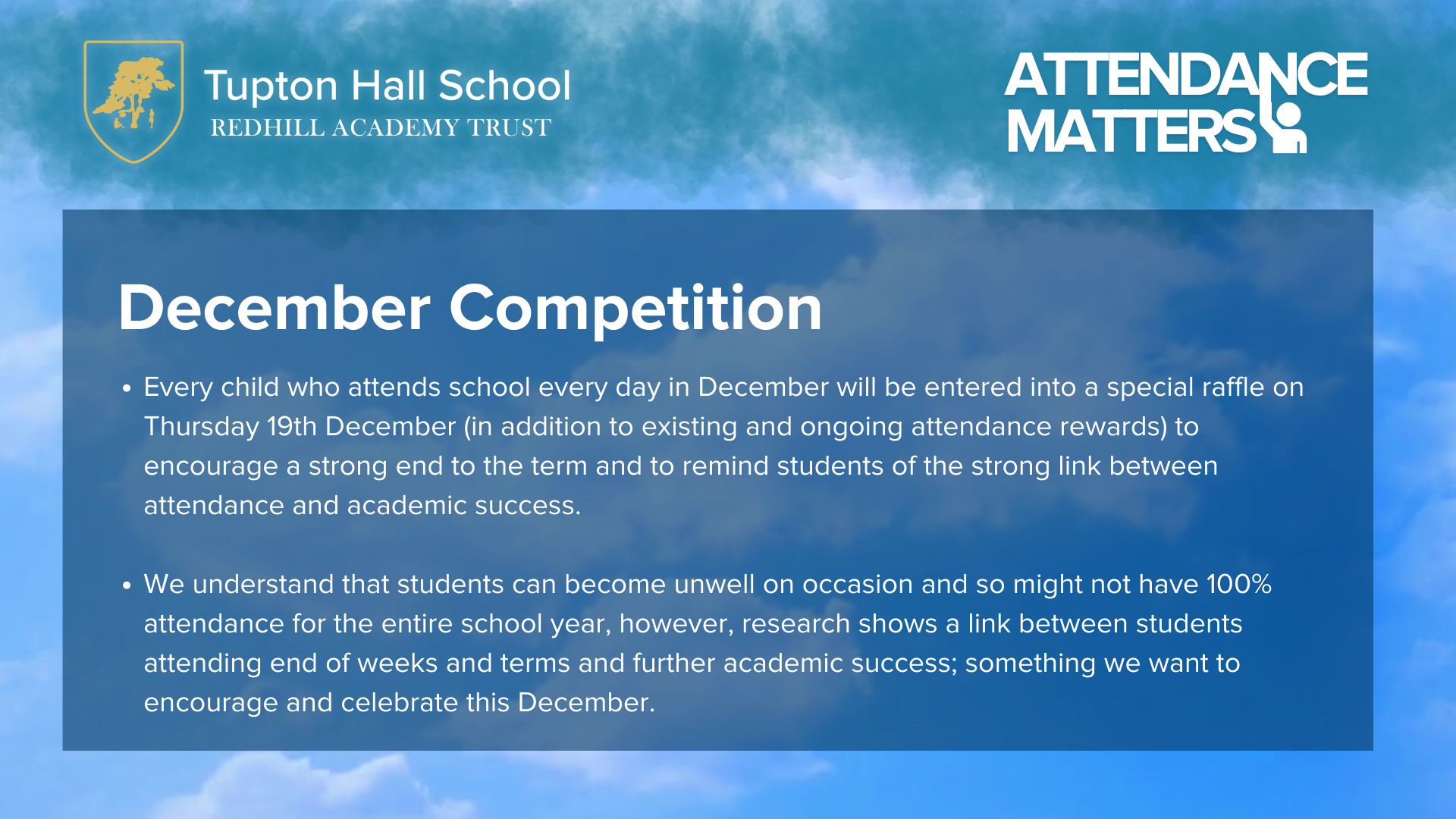 Attendance - Tupton Hall School