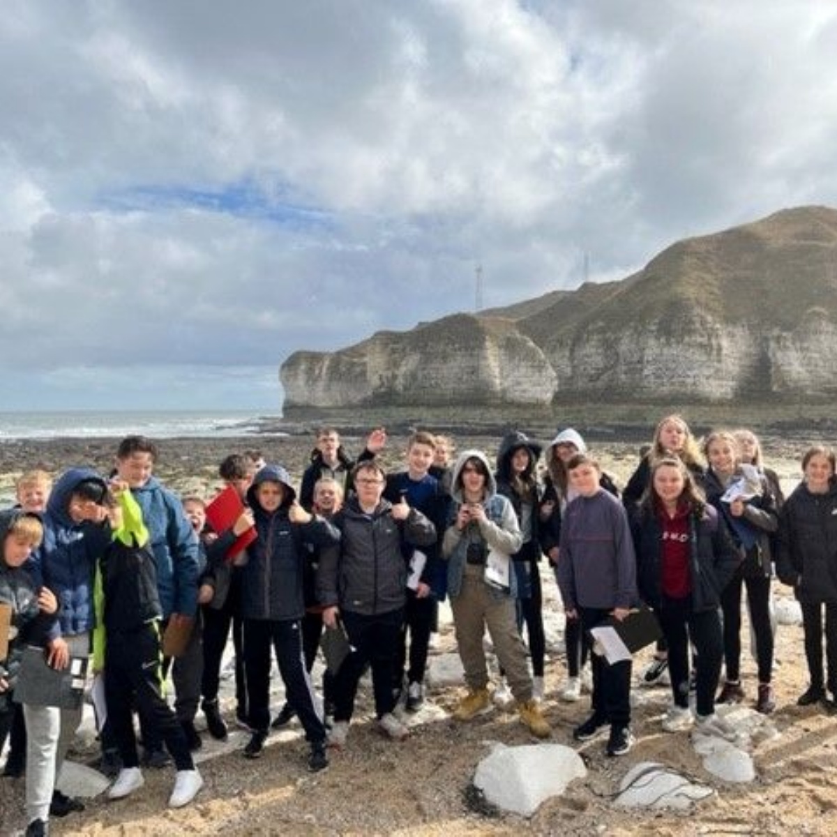 Year 8s Visit the Coast - Tupton Hall School