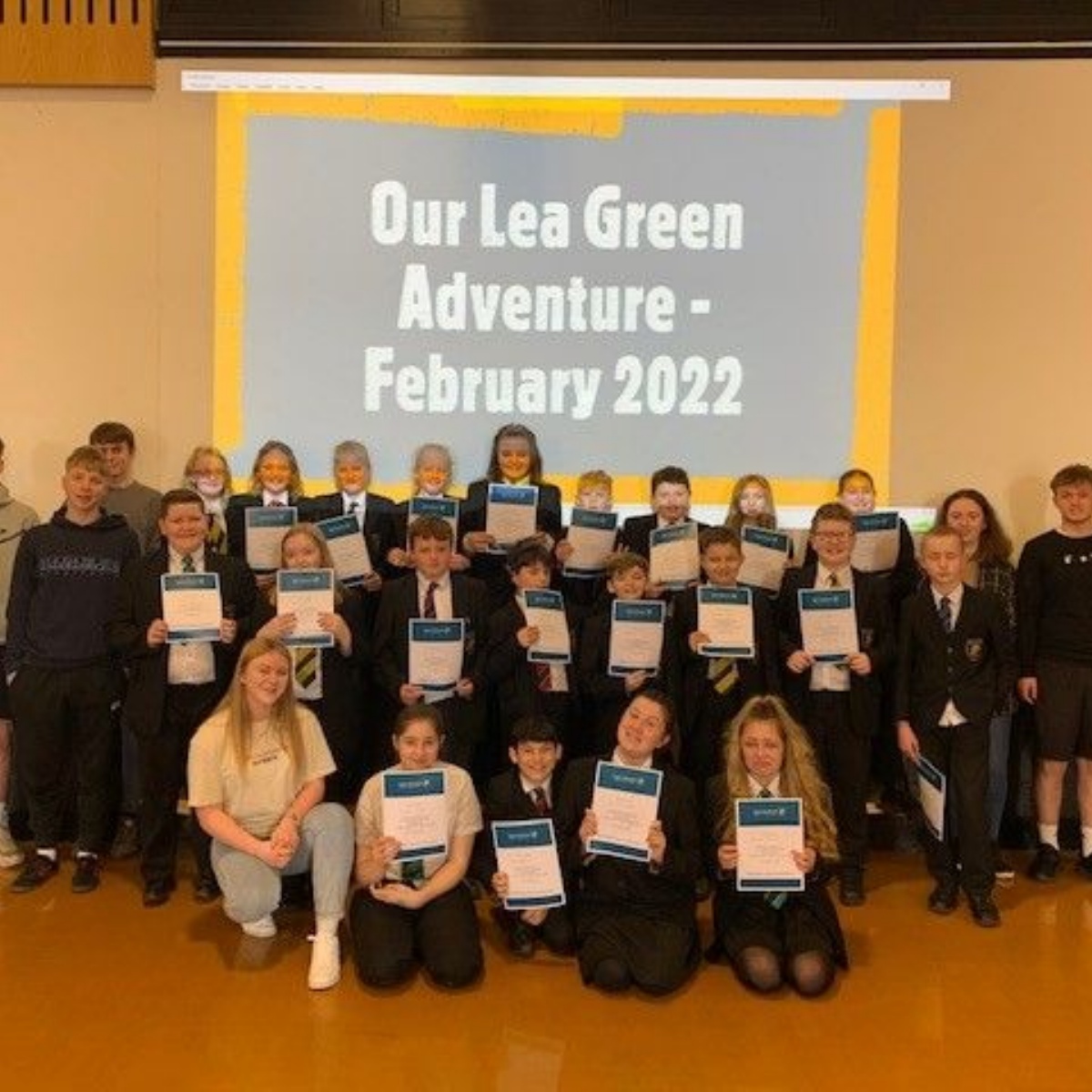 Students' Lea Green Adventure - Tupton Hall School